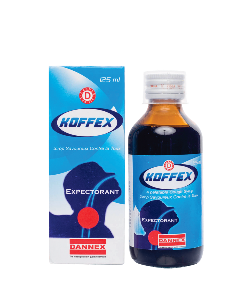 Koffex ‘A’ (Cough Expectorant- Adult) 125ml – DASPharma